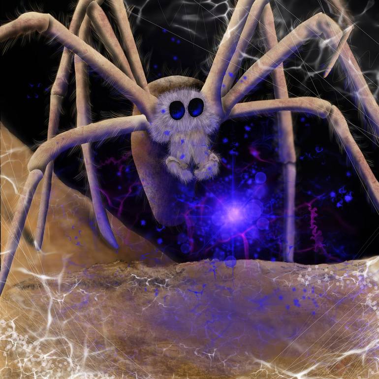 The spiders egg - Limited Edition of 10 Mixed Media by Patrick Fox ...
