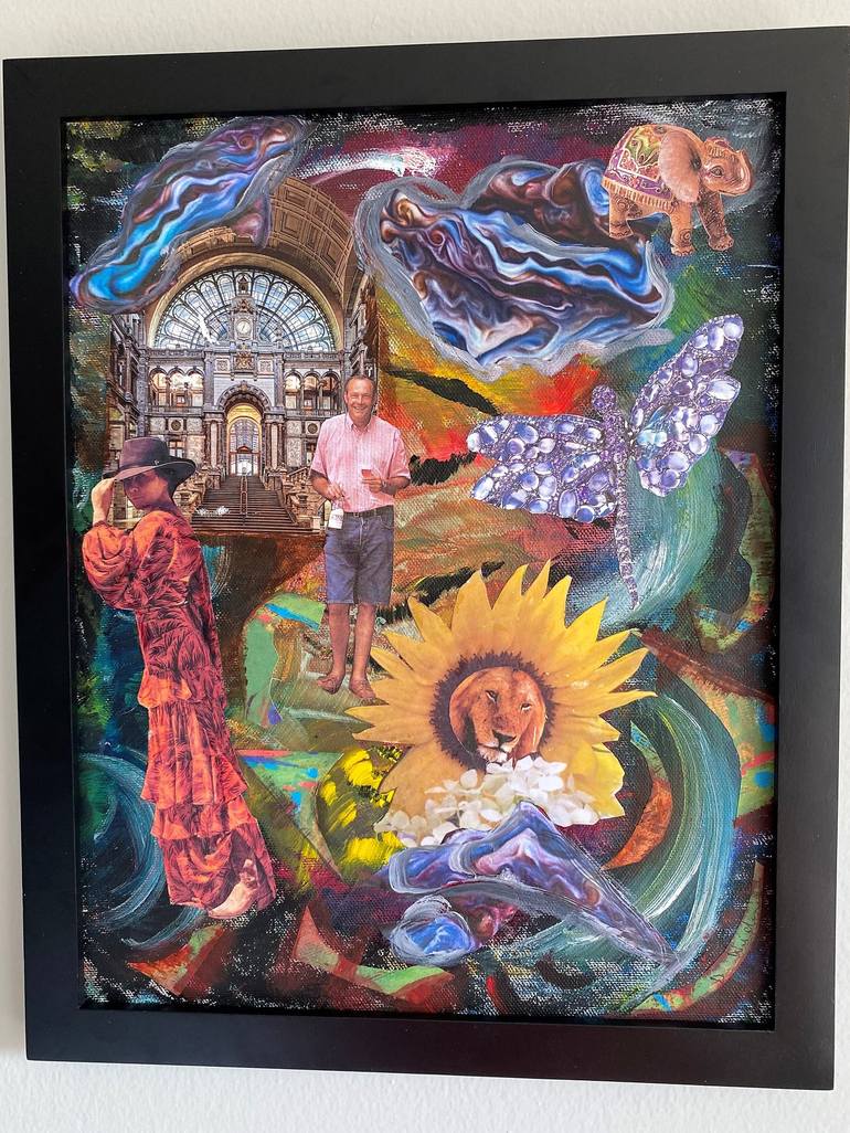 THE LORD OF THE MANOR Collage by Brigitte Nioche | Saatchi Art