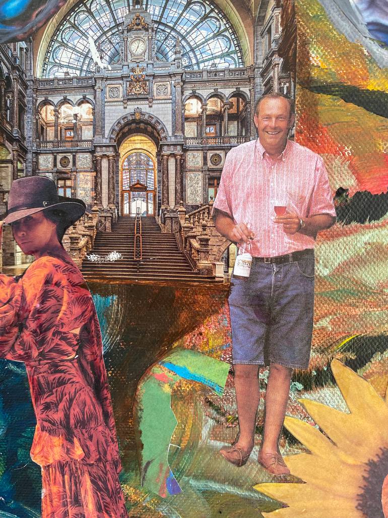 THE LORD OF THE MANOR Collage by Brigitte Nioche | Saatchi Art