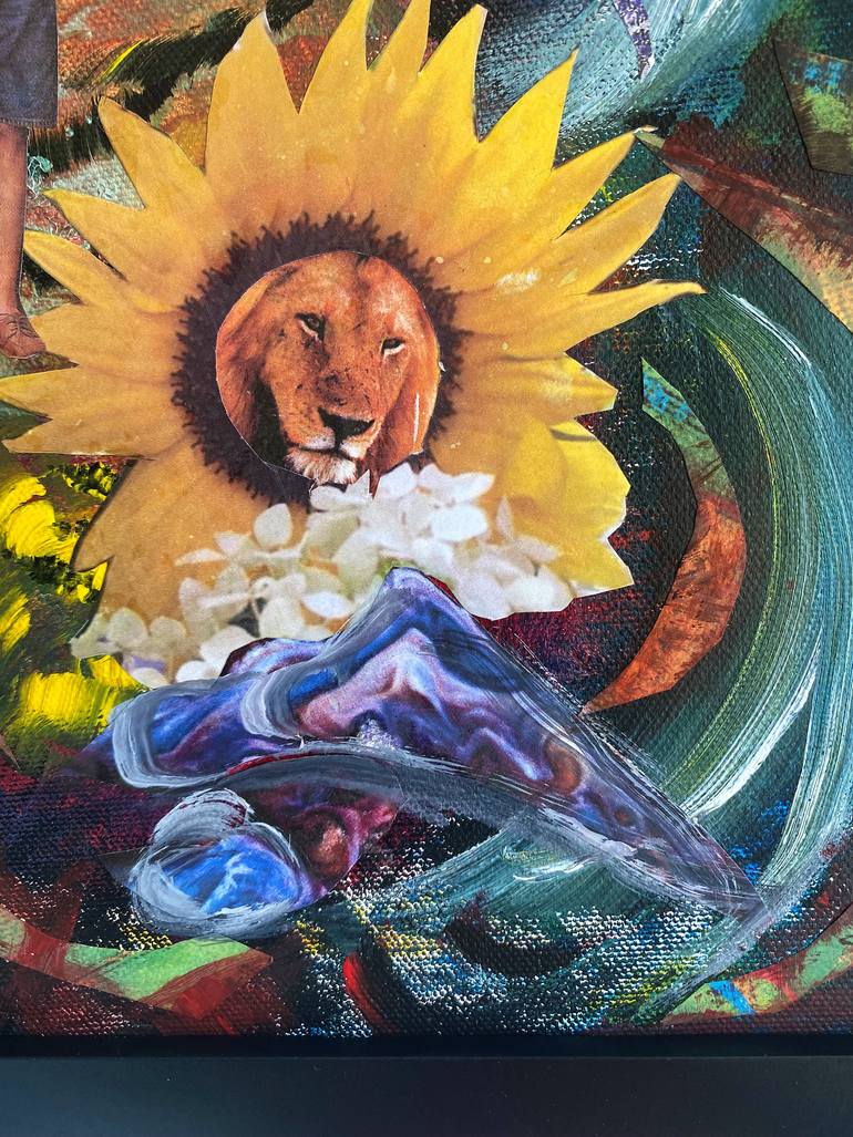 THE LORD OF THE MANOR Collage by Brigitte Nioche | Saatchi Art