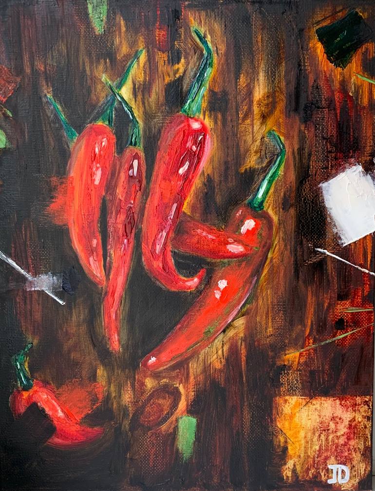 Red Hot Chili Peppers Painting by Irina Davydova | Saatchi Art
