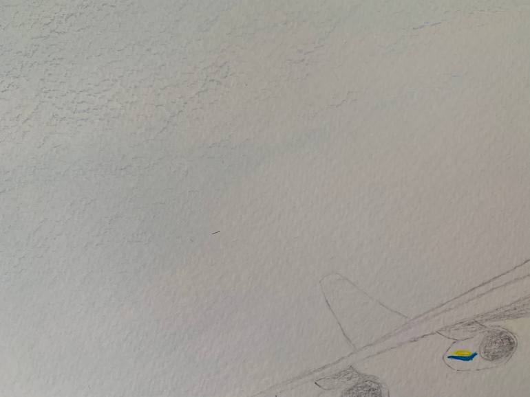 Antonov’s last flight Drawing by Anisia Todor | Saatchi Art