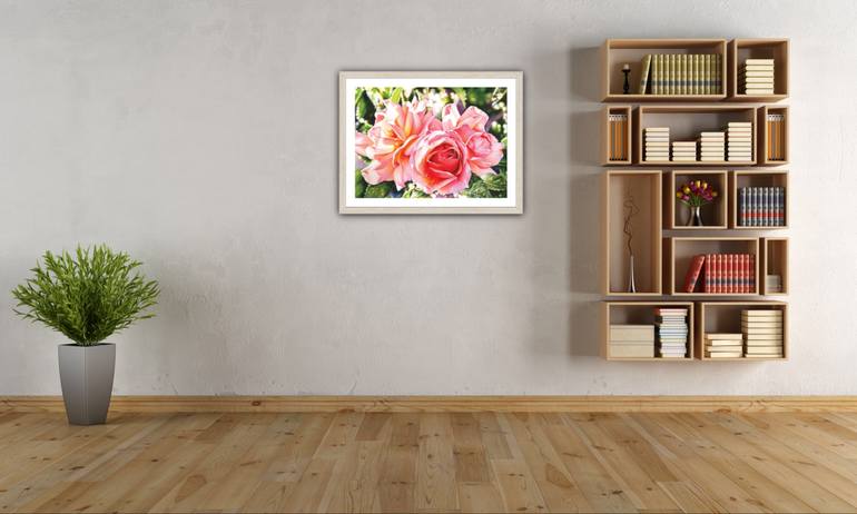 Rose #3 Painting by Debbie Friis-Pettitt | Saatchi Art