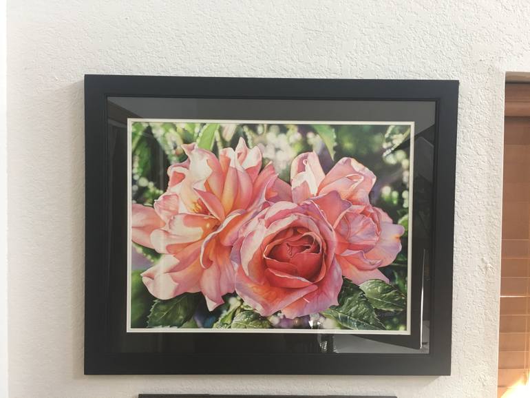 Rose #3 Painting by Debbie Friis-Pettitt | Saatchi Art