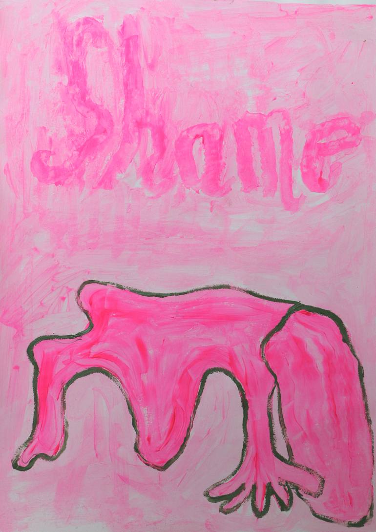 Shame, such a shame! Painting by Anna Frijstein | Saatchi Art