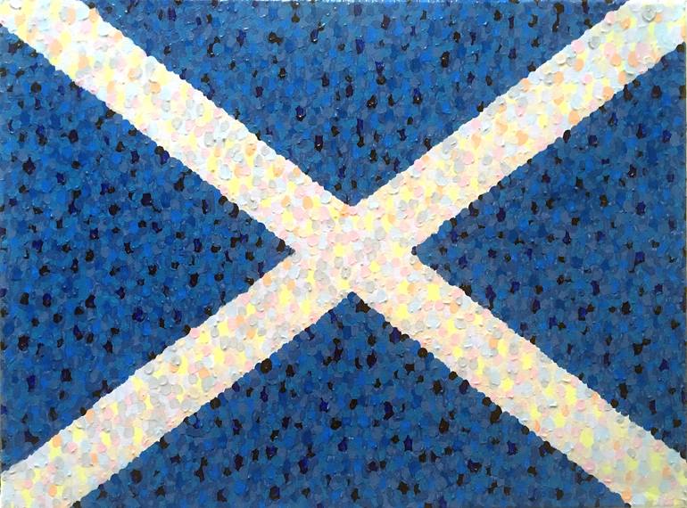 My Saltire Painting by Barry Laden | Saatchi Art