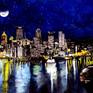 City of Pittsburgh at the Point Painting by Christopher Shellhammer ...