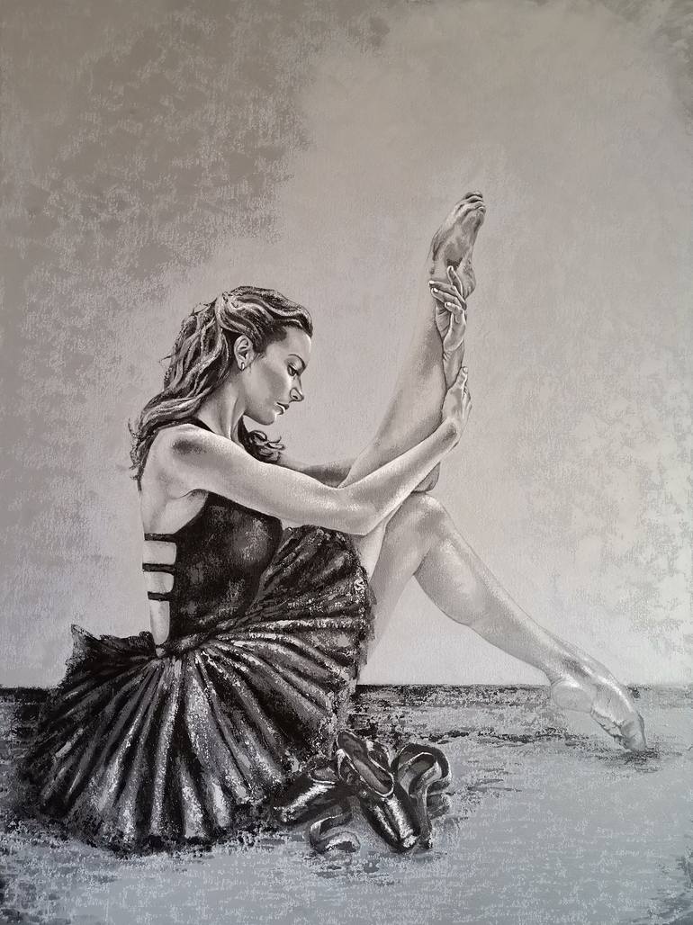 Anticipating Painting by Anita Mostert | Saatchi Art