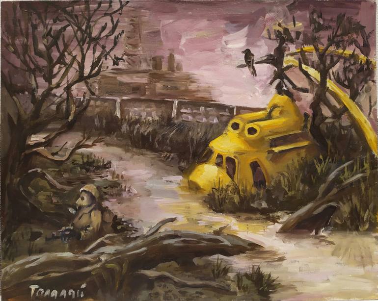 Stalker Painting by Nadezda Talalay | Saatchi Art