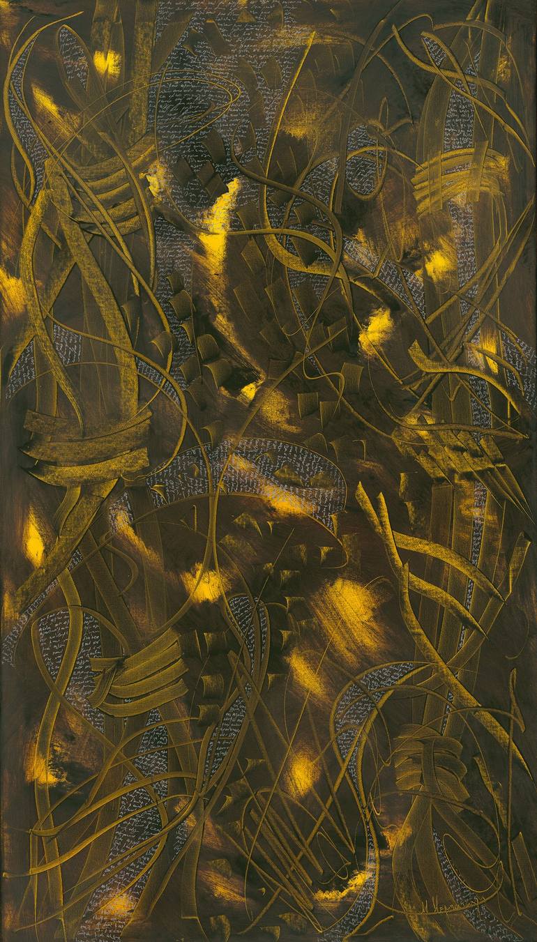 idiolect 28 Painting by Maria Kompatsiari | Saatchi Art