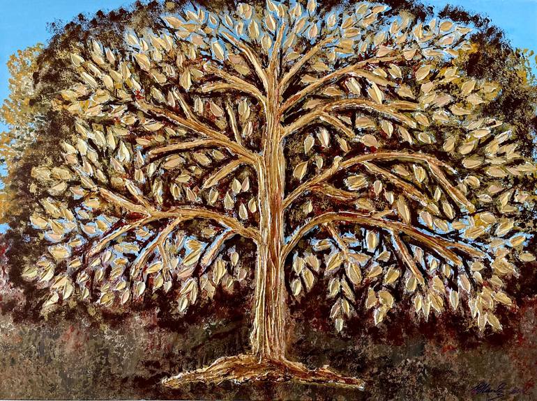 TREE of LIFE Painting by Natalia Karapunarly | Saatchi Art