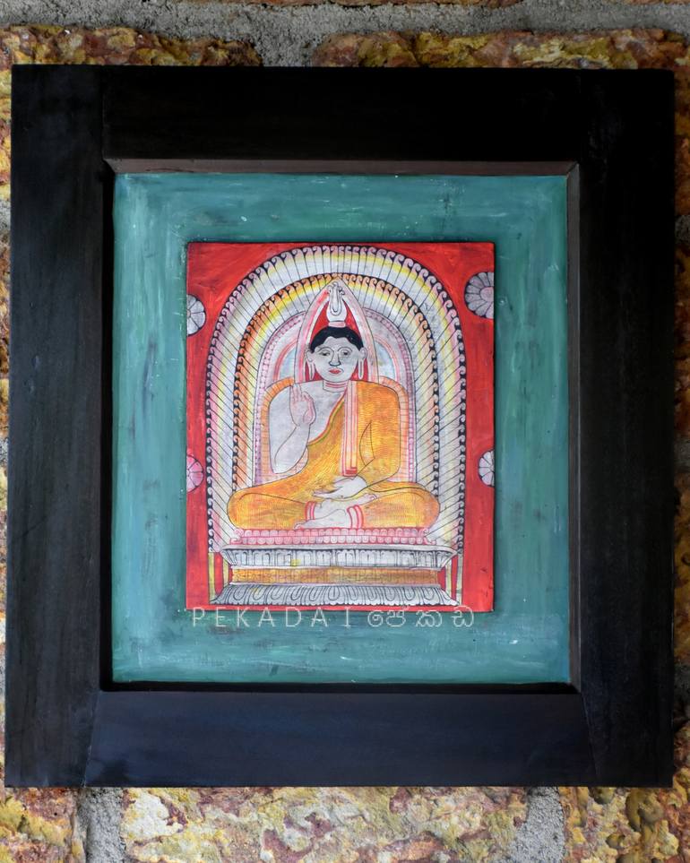Lord buddha Painting by Gayan Fernando | Saatchi Art
