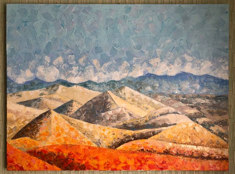Oman ,desert Painting by Iryna Zyza | Saatchi Art