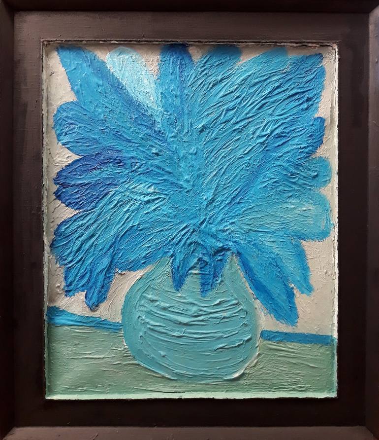 Blue Still Life Painting by Don Mirakl | Saatchi Art