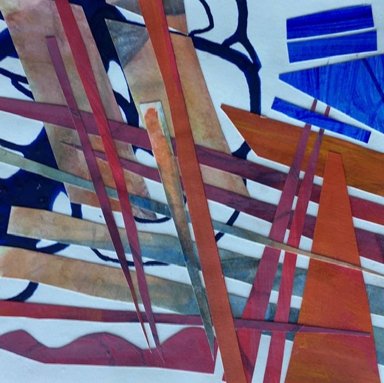 Fiddlesticks Collage # 3 Painting by Helen Fisher | Saatchi Art