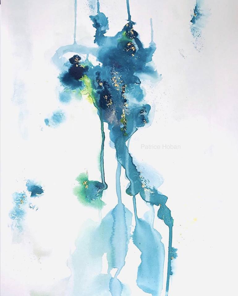 Angel's flower Painting by Patrice Hoban | Saatchi Art