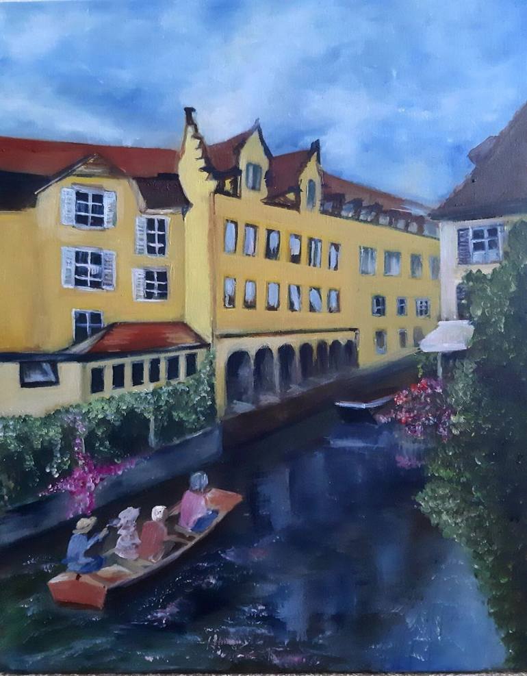Colmar, - the pearl of Alsace Painting by LIDI FON RID Semenova Lidiya ...