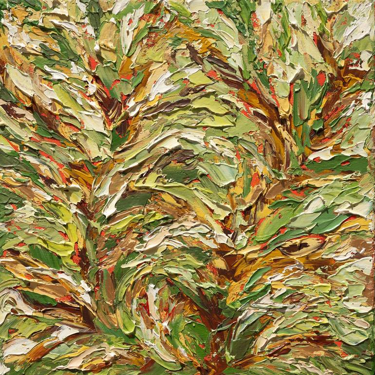Ever Together - Abstract Textured Painting Painting by Olga Tkachyk ...