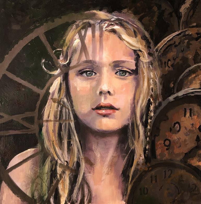 Time Painting by karen schmitt | Saatchi Art