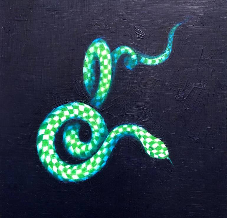 The Cure Painting by David Bennison | Saatchi Art