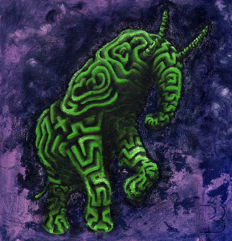 Icon Painting by David Bennison | Saatchi Art