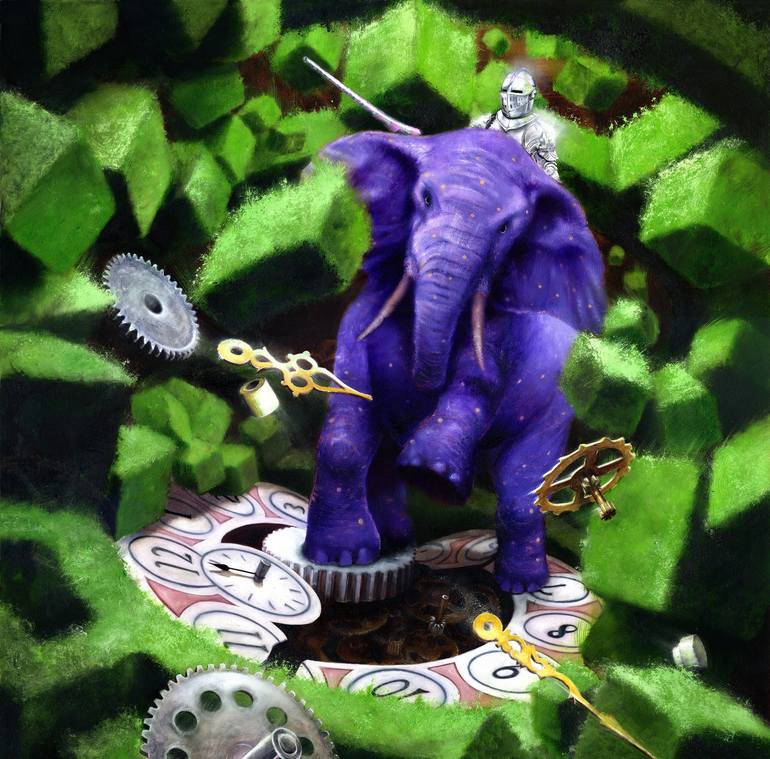 Time Pressure Painting by David Bennison | Saatchi Art