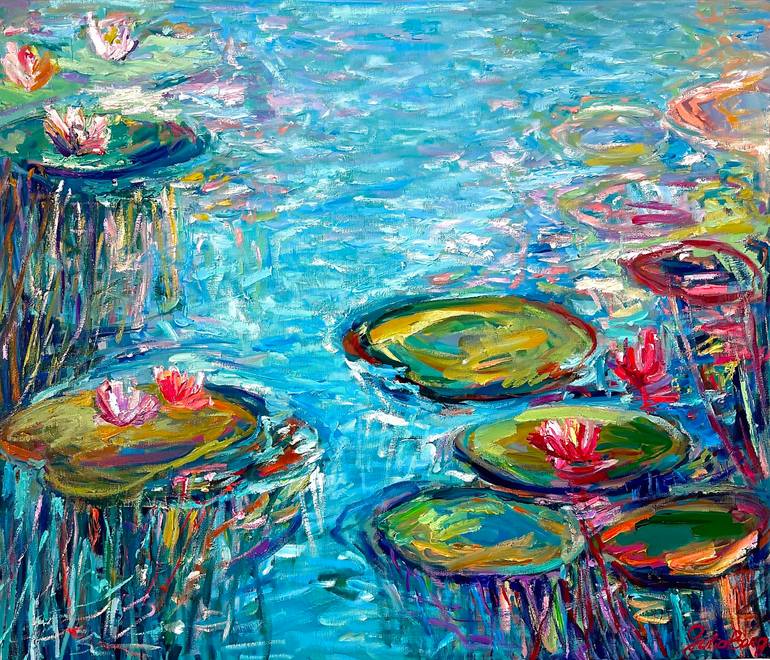 DANCING REFLECTIONS...BODY AND SOUL Painting by Julia Borg | Saatchi Art