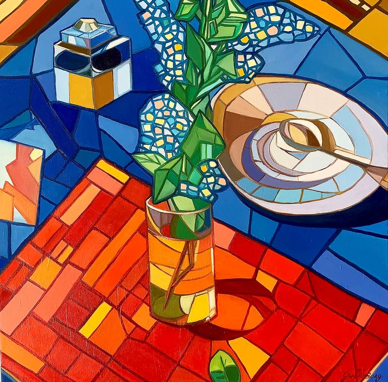 Time is endless Painting by Julia Borg | Saatchi Art