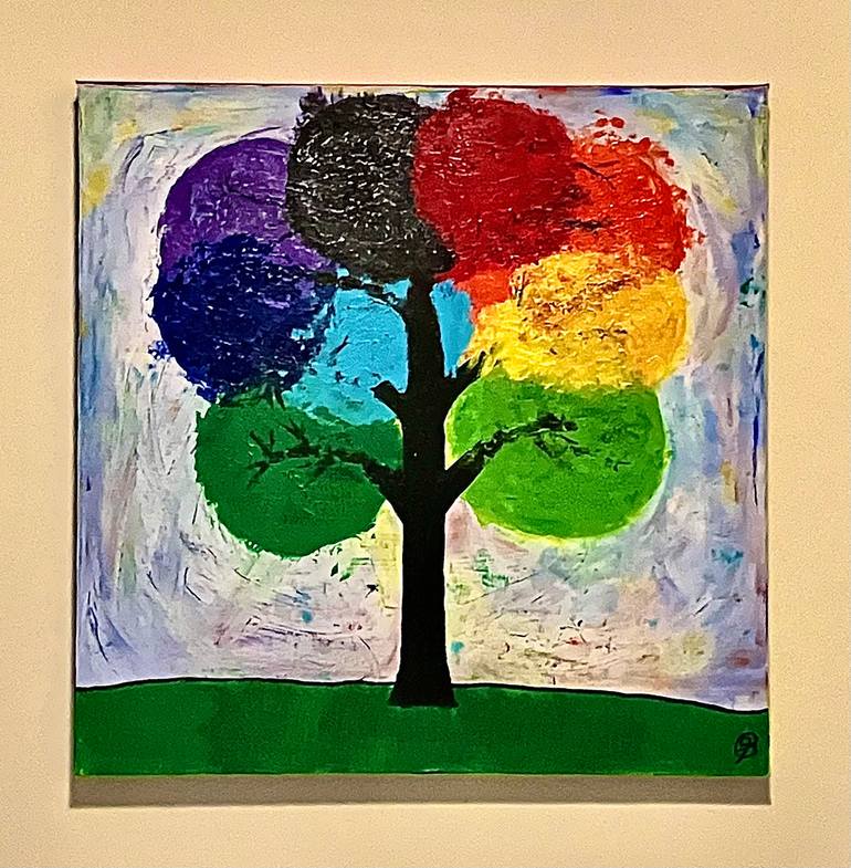 “Spectral Tree” Painting by Steve Porter | Saatchi Art