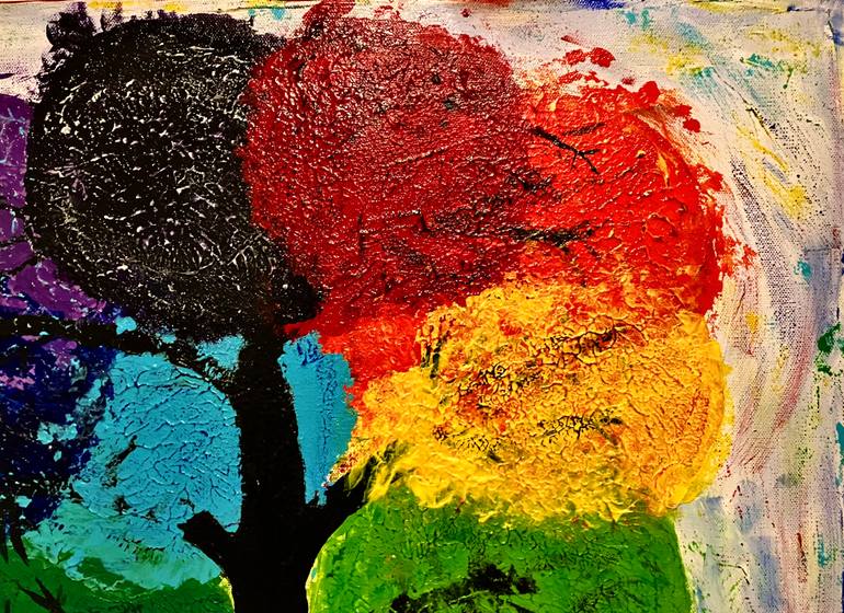 “Spectral Tree” Painting by Steve Porter | Saatchi Art