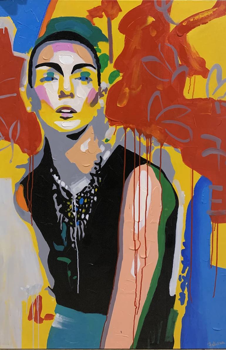 Strike A Pose Painting by Felicia Craig-Silva | Saatchi Art