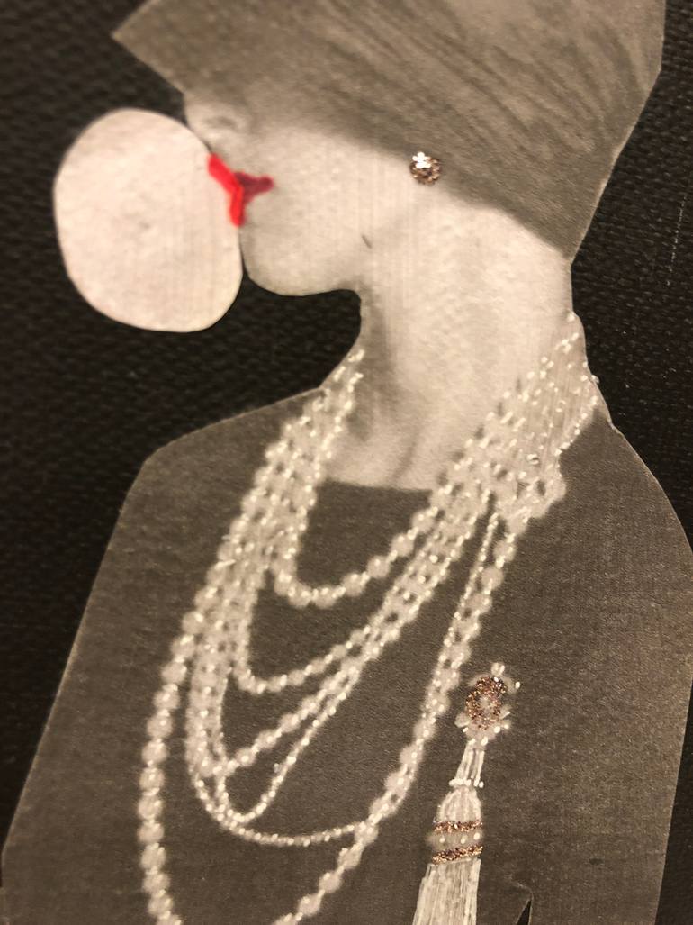 8x8 1920s Bubble Gum III Collage by Colleen Cameron | Saatchi Art