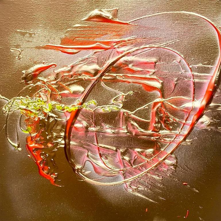 Eternal Heart Frequency Painting by Shartlotchi Arts | Saatchi Art