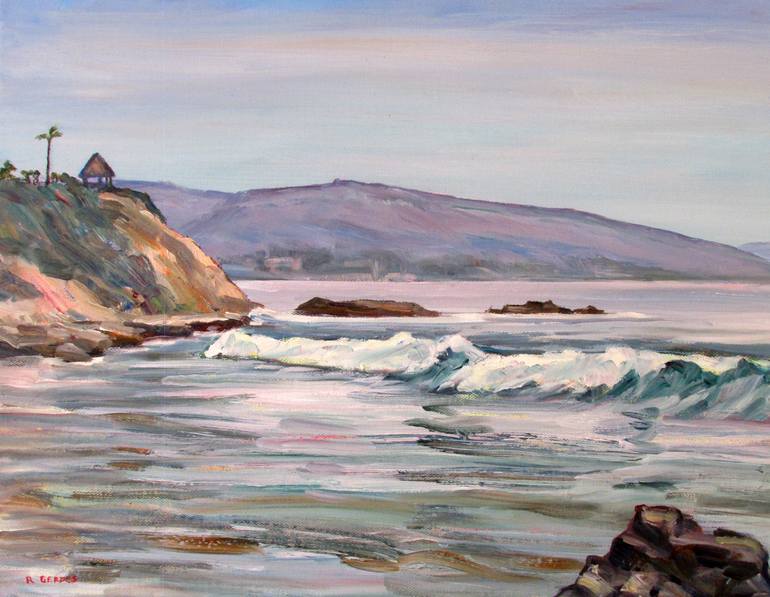 Laguna Beach Mood Painting by Robert Gerdes | Saatchi Art