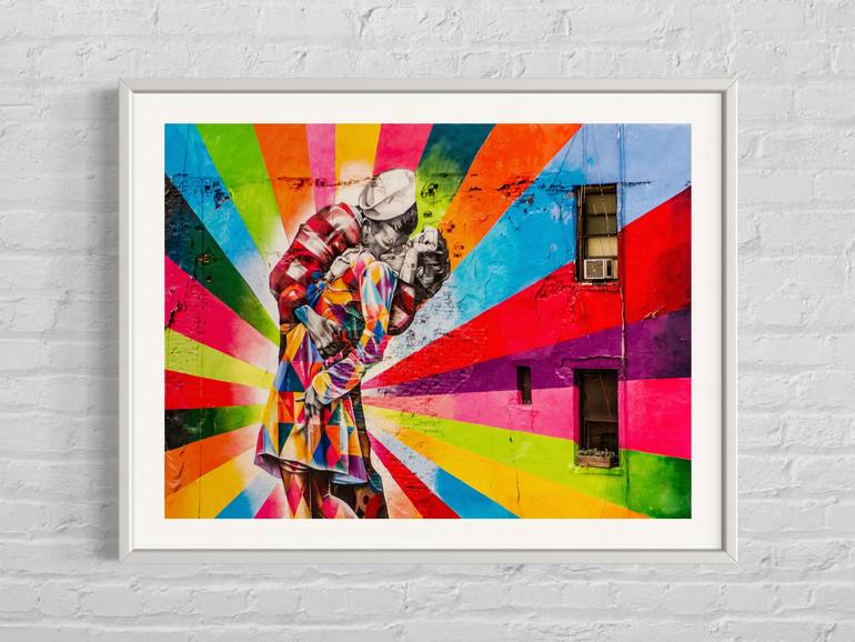 Kiss - NYC (framed) Photography by Joseph Cela | Saatchi Art