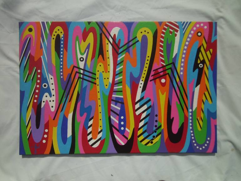 Dancing in Rio Painting by Walter Hurd | Saatchi Art