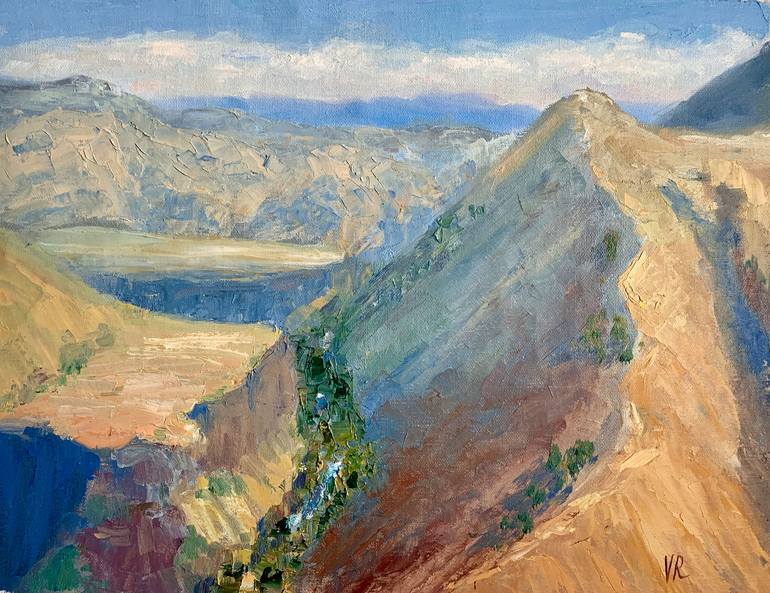 Plein Air Armenia Garni Original Painting Oil on Canvas Painting by ...
