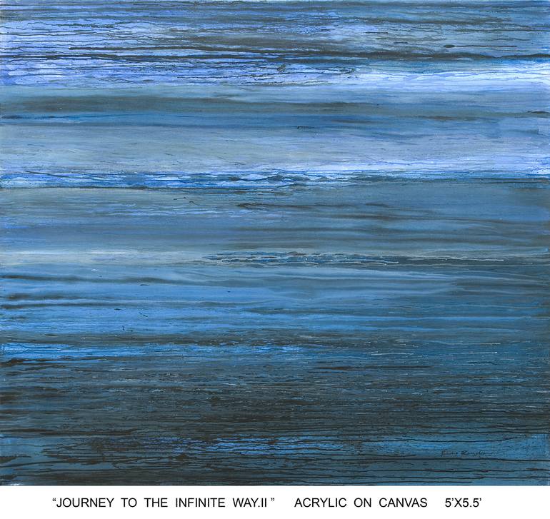 Journey to the Infinite II Painting by Pradip Rakshit | Saatchi Art