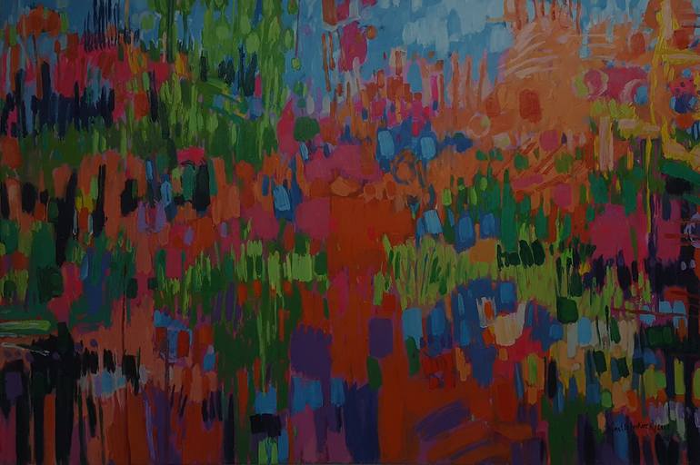 If you could smell the scents I smell Painting by Nimet Keser | Saatchi Art