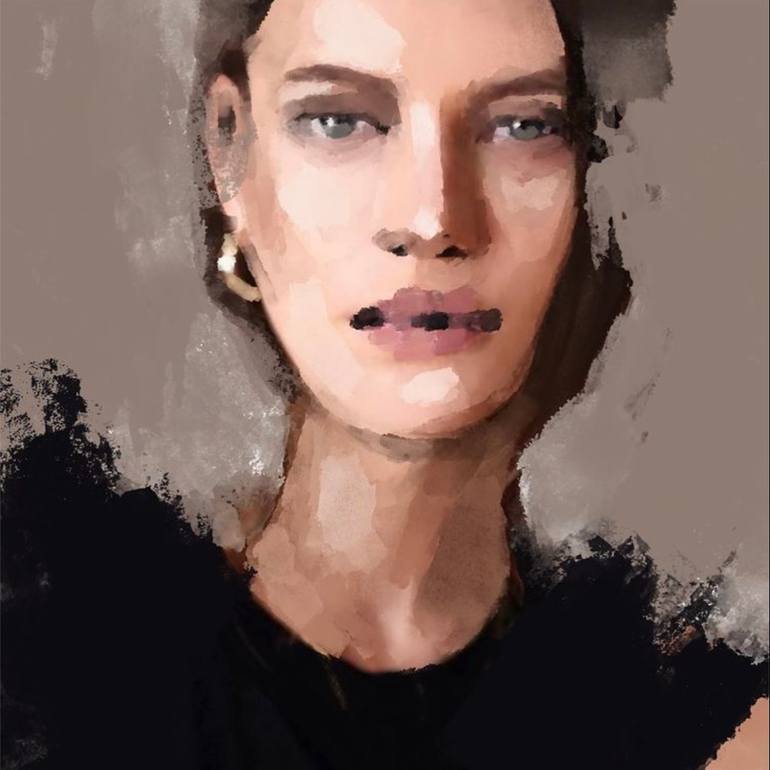 Chloe Painting by Elsa Garate | Saatchi Art