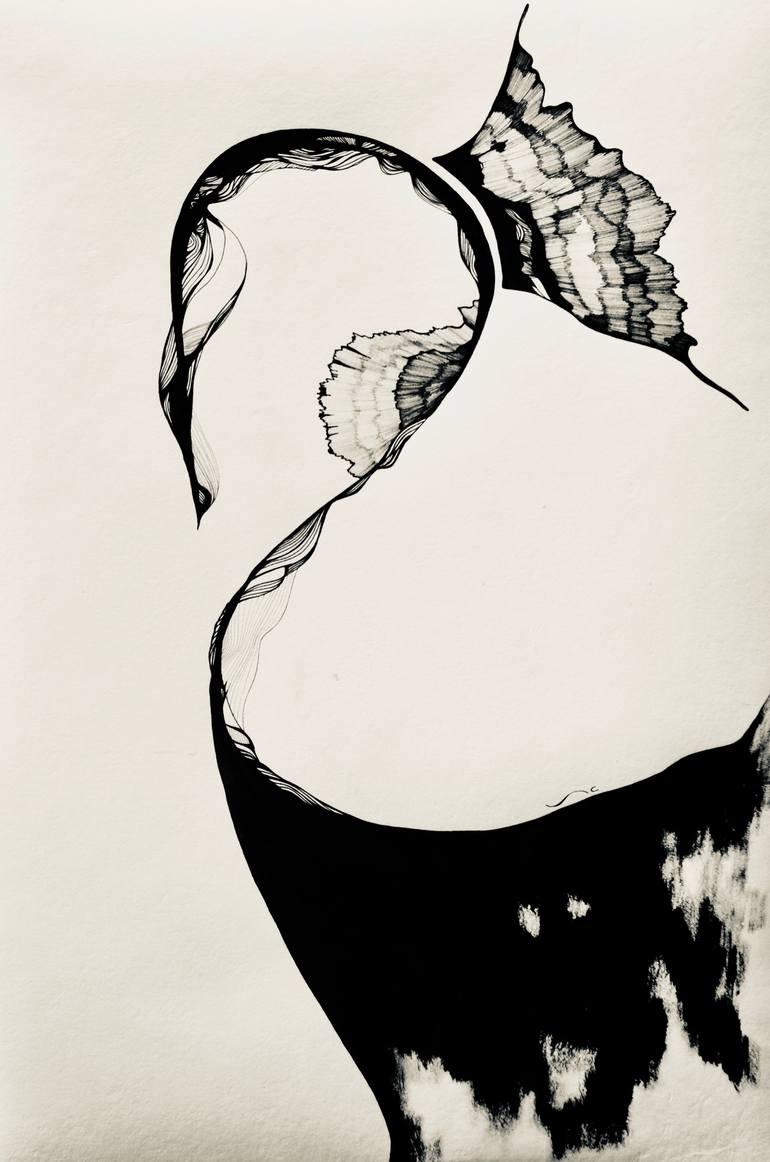 Drop In Drawing by Sara de Clercq | Saatchi Art