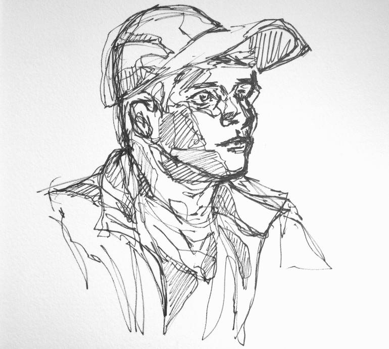 Archie Drawing by Giles Atkinson | Saatchi Art