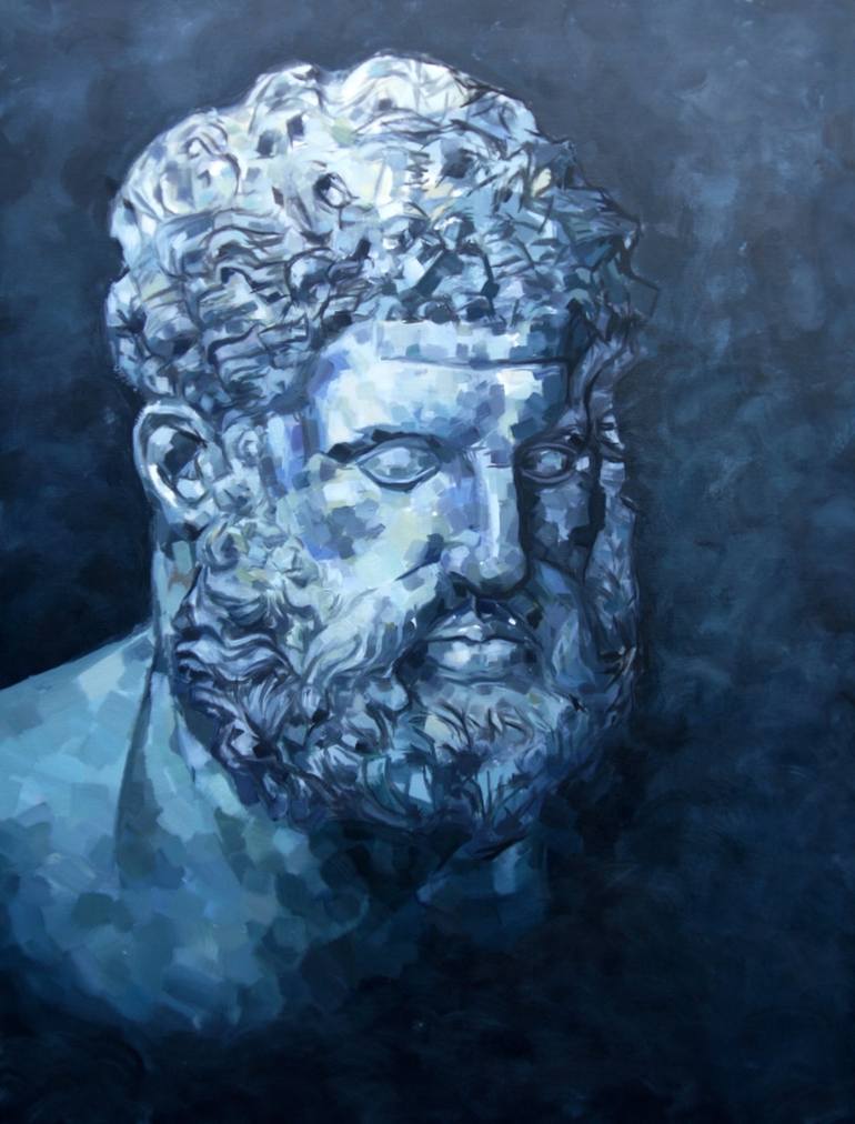 Hercules Painting by Giles Atkinson | Saatchi Art