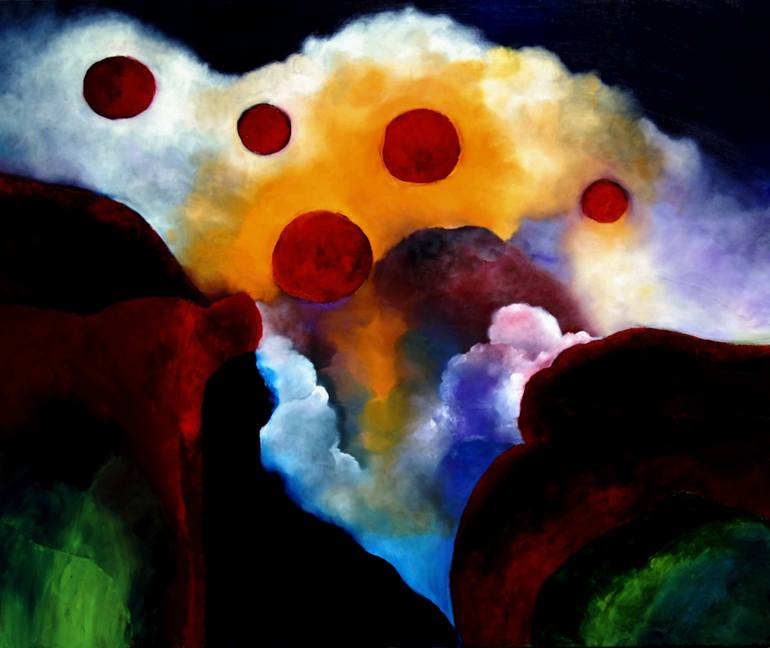 Inception Painting by Peggy Guichu | Saatchi Art