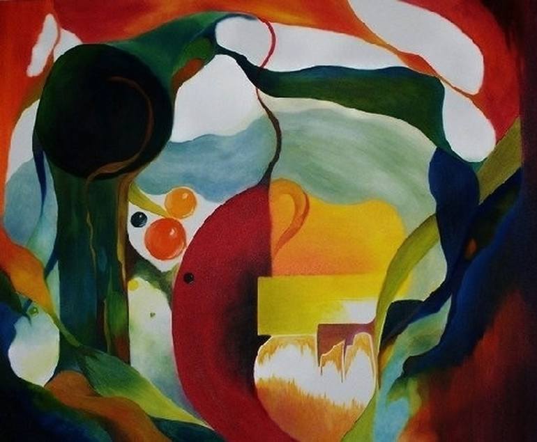 Frenzy Painting by Peggy Guichu | Saatchi Art