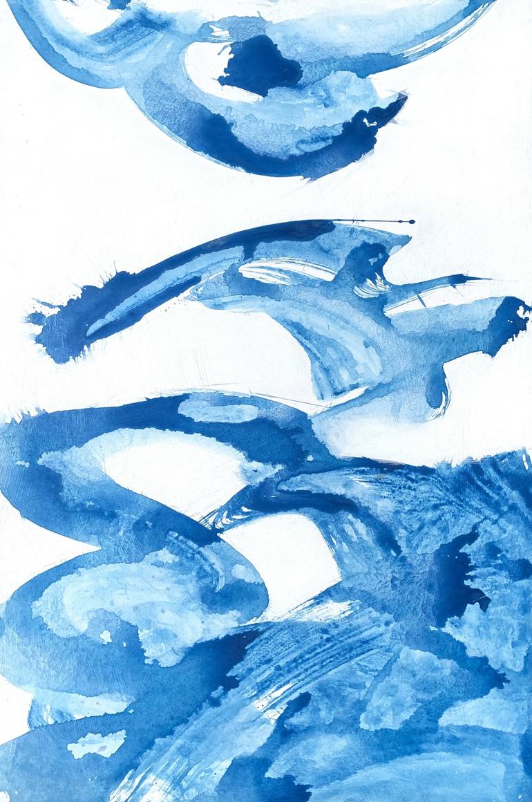 Three Waves Painting by Timothy Strong | Saatchi Art