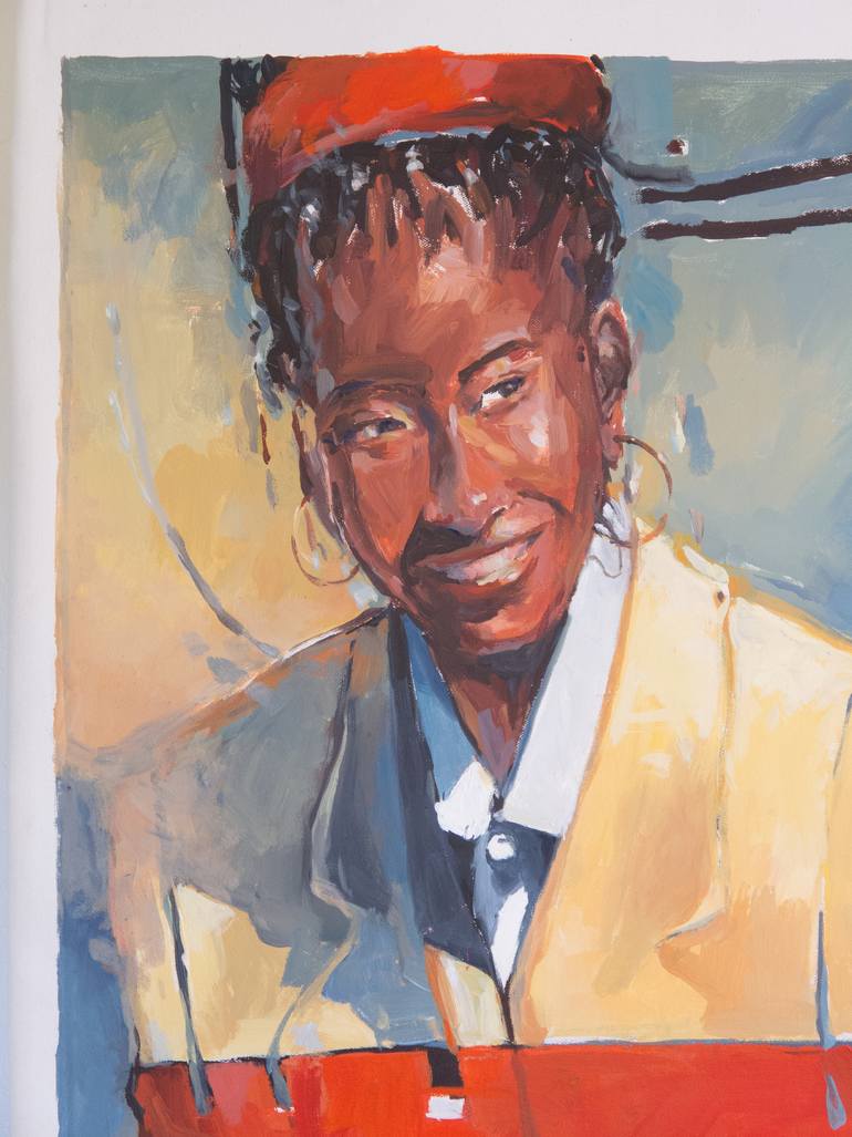 Amanda Gorman Painting by Tony Belobrajdic | Saatchi Art