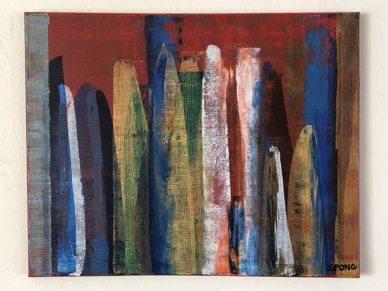 Boards In The Sun Painting by Stephen Spong | Saatchi Art