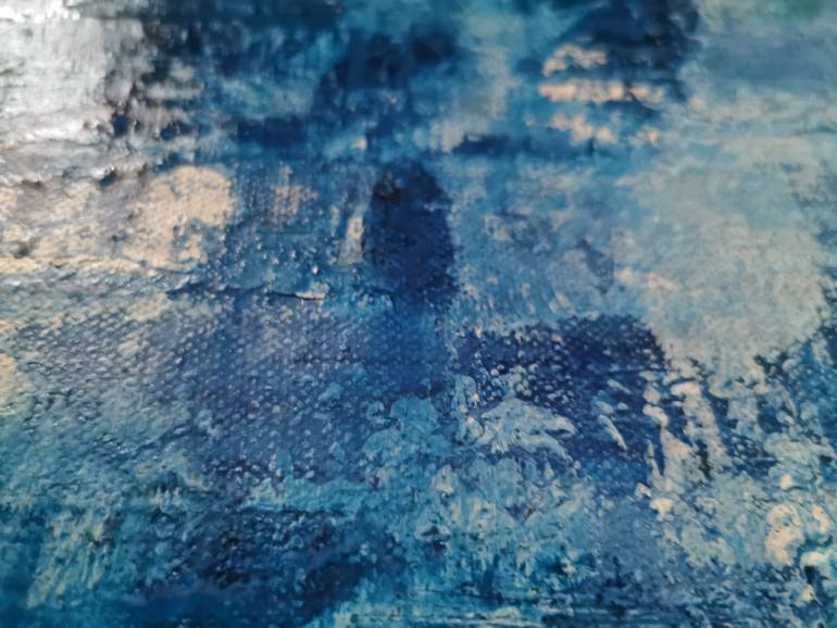 Deep blue ice Painting by SONA ART | Saatchi Art