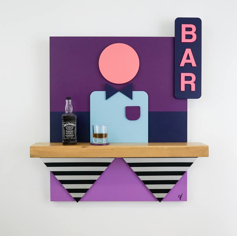 The Bar Painting by George Stein | Saatchi Art